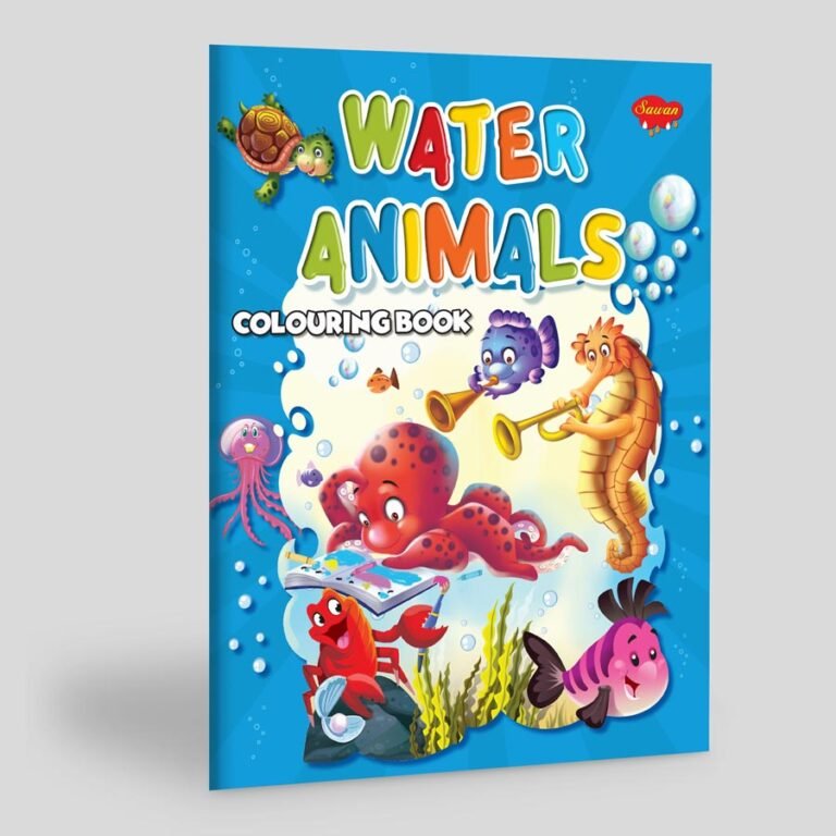 Water Animals Colouring Book | Colouring Books For Children | Kids ...