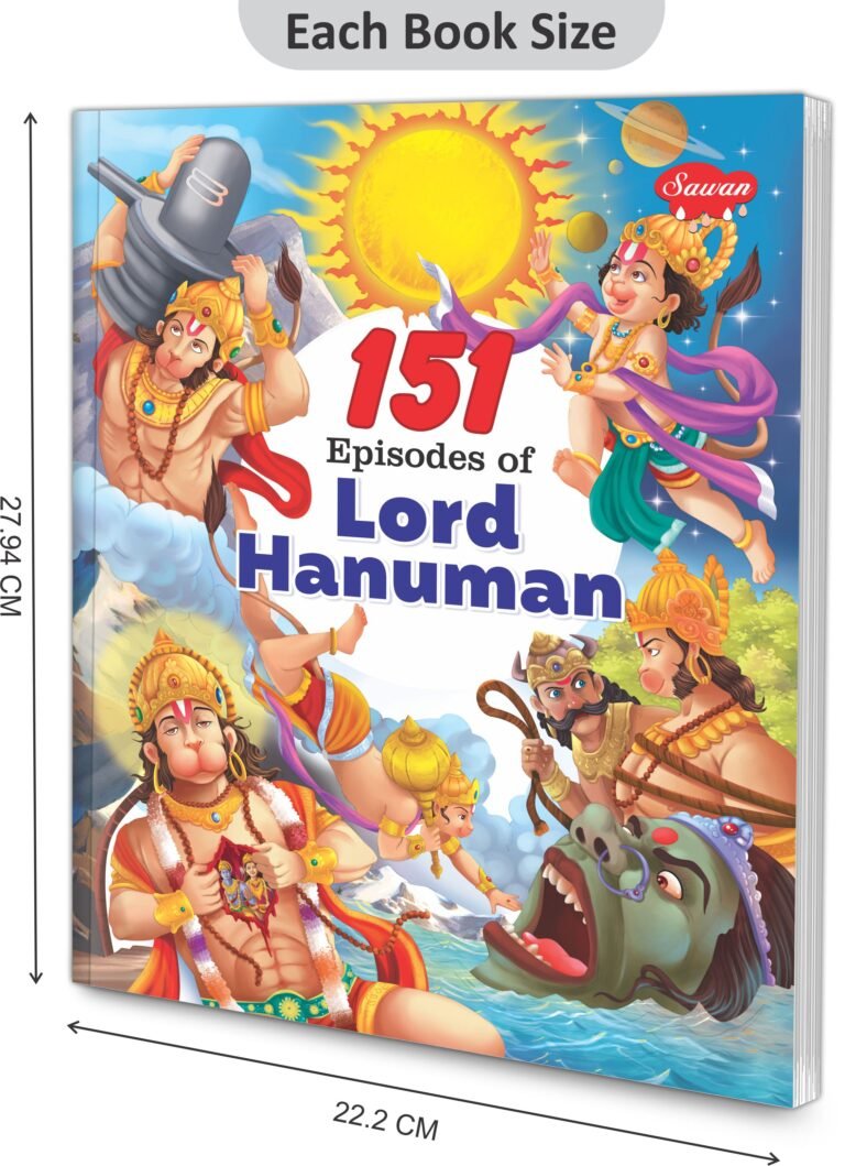 151 Episodes of Lord Hanuman | 151 Story Book - Sawan Books