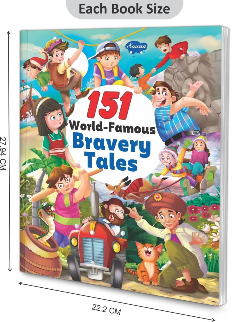 151 World-Famous Bravery Tales | 151 Story Book - Sawan Books