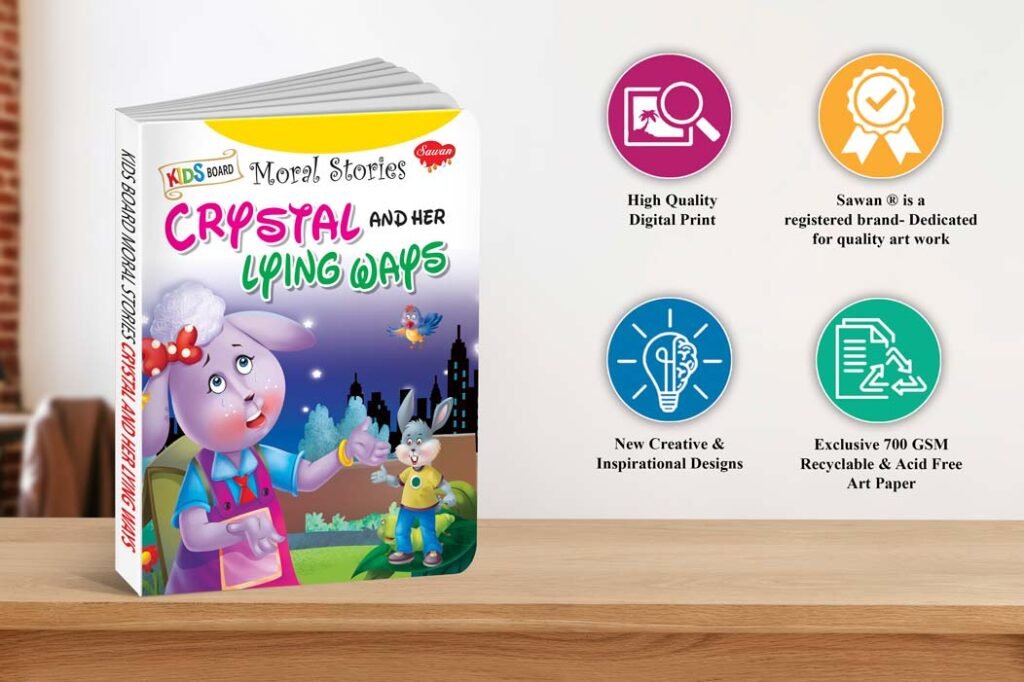 Crystal and her Lying Ways | Kids Board Moral Stories | Stories for ...