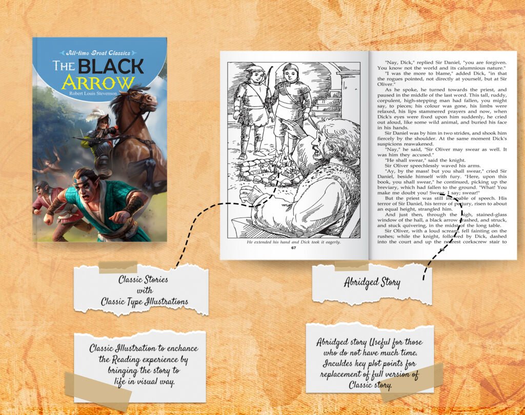 The Black Arrow | All-Time Great Classics | Novels - Sawan Books