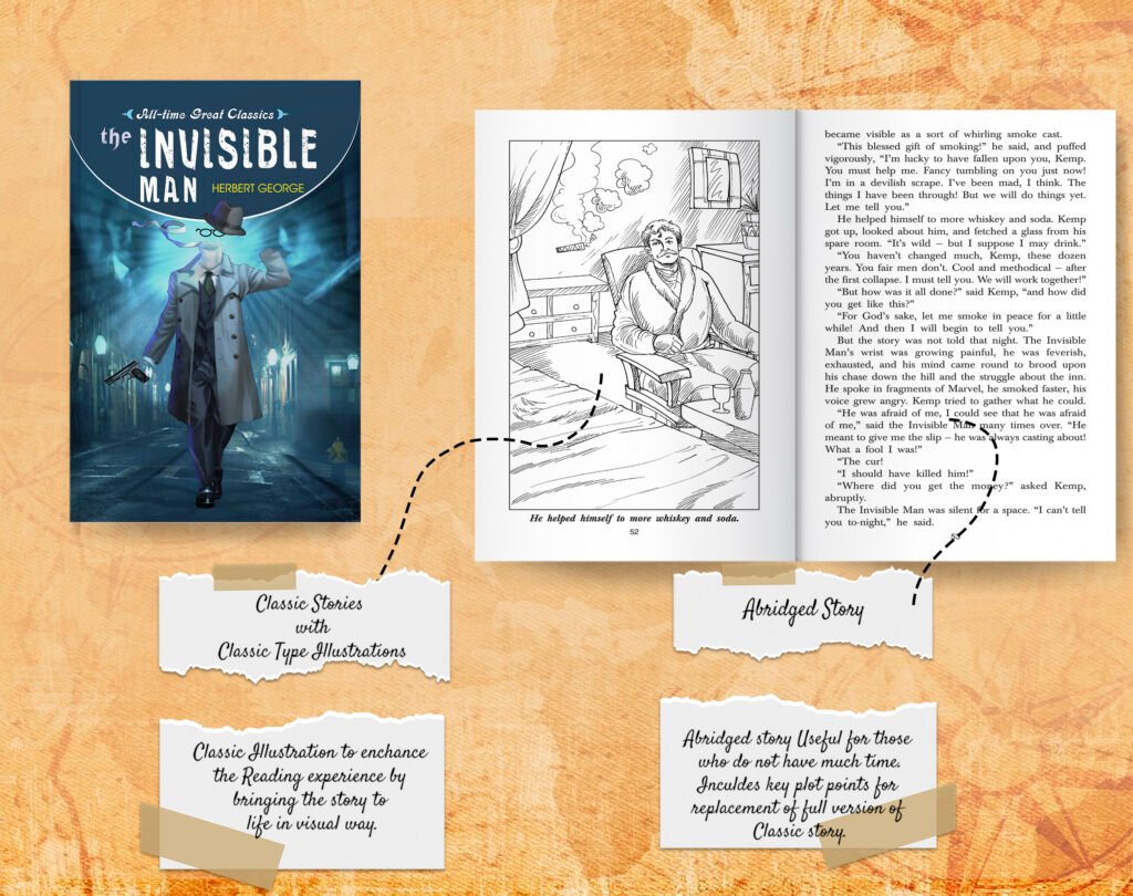 The Invisible Man | All-Time Great Classics | Novels - Sawan Books