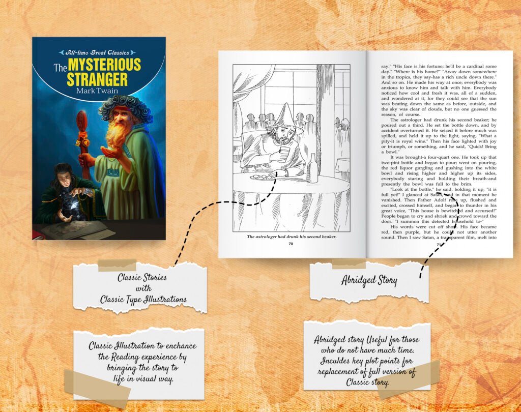 The Mysterious Stranger | All-Time Great Classics | Novels - Sawan Books