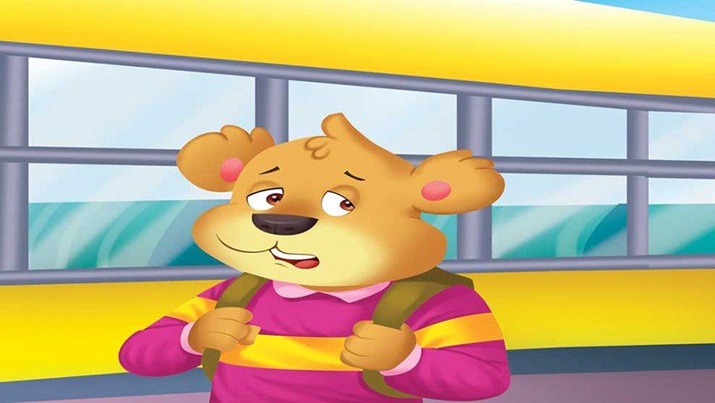 Benny in the School Bus | Benny Learns Social Skills - Sawan Books