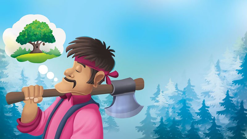 Benny Saves the Tree | Benny Learns About Environment - Sawan Books