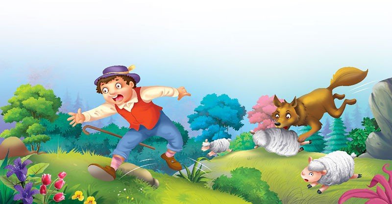 The Shepherd Boy and the Wolf | EARLY READER FOR BEGINNERS - Sawan Books