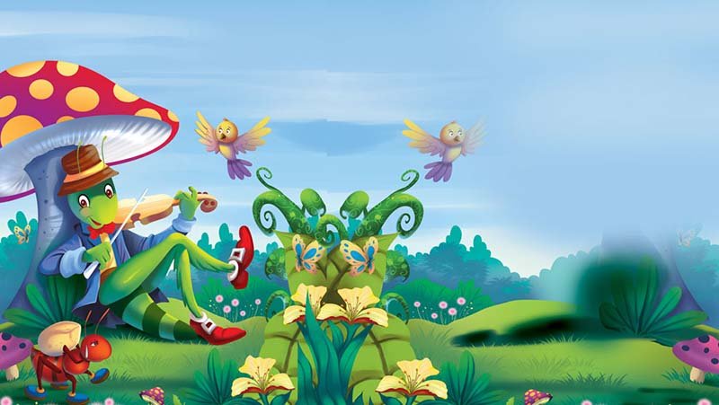 The Ant and the Grasshopper | world Famous Aesop's Fables - Sawan Books