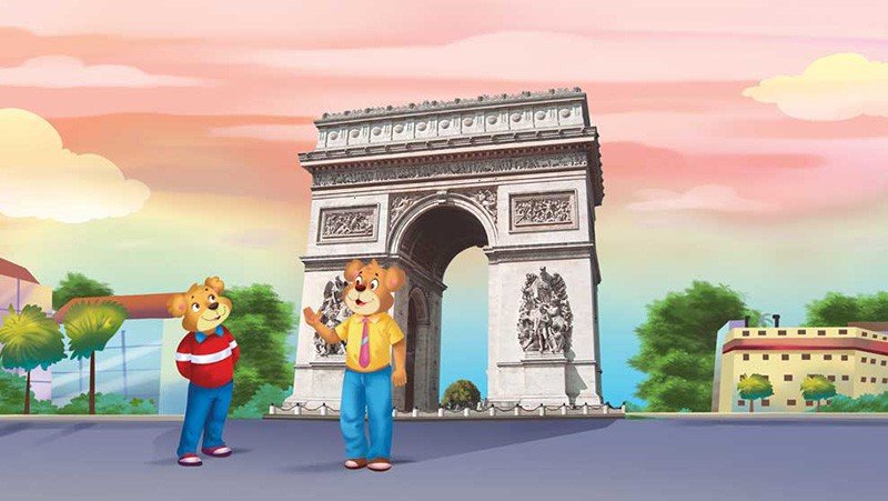 Benny In France | Benny The World Explorer - Sawan Books