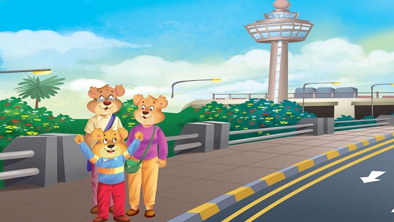 Benny In Singapore | Benny The World Explorer - Sawan Books