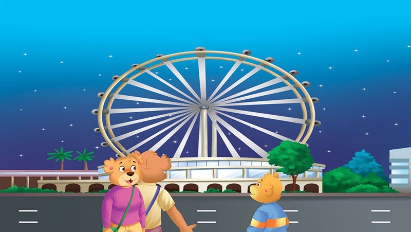 Benny In Singapore | Benny The World Explorer - Sawan Books