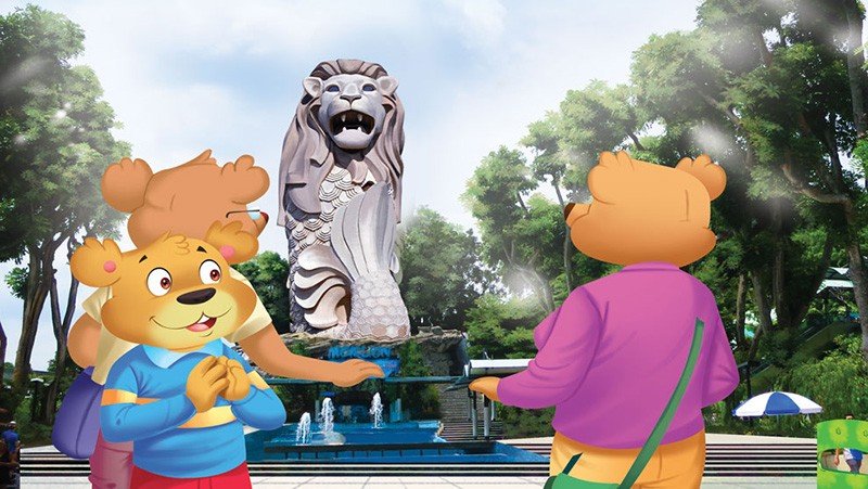 Benny In Singapore | Benny The World Explorer - Sawan Books
