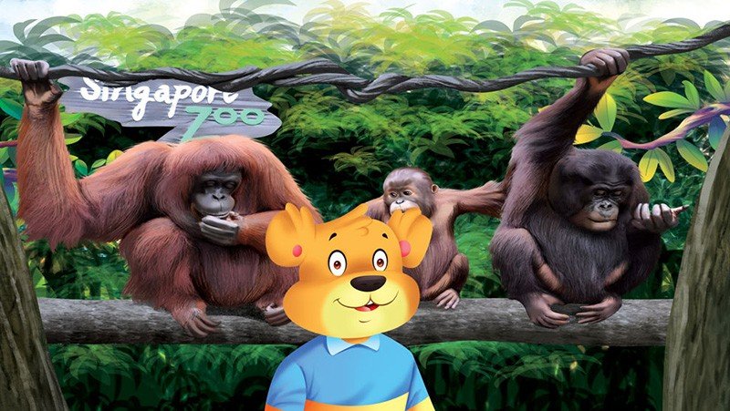 Benny In Singapore | Benny The World Explorer - Sawan Books