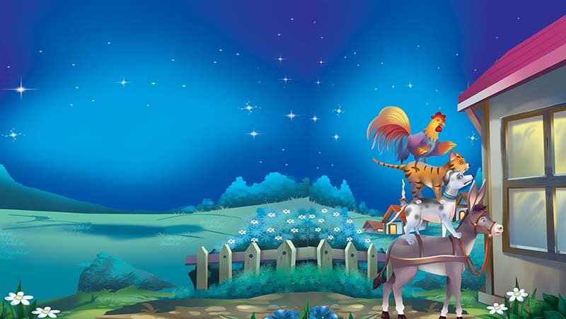 The Bremen Town Musicians | World Famous Fairy Tales - Sawan Books