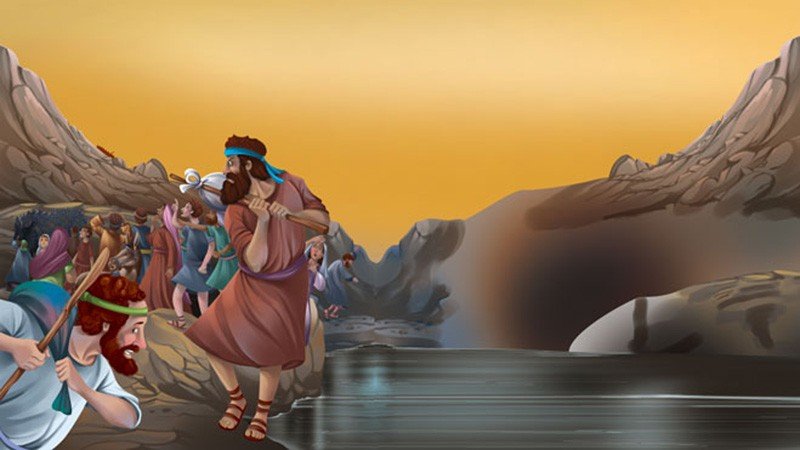 CROSSING THE RED SEA | BIBLE STORIES OLD TESTAMENT - Sawan Books
