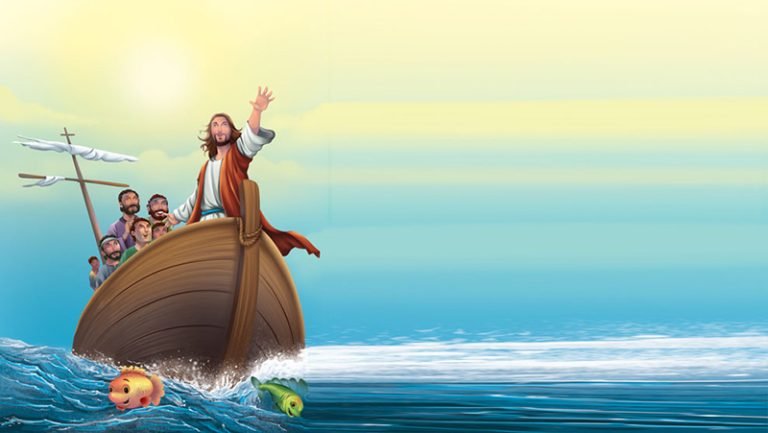 JESUS CALMS A STORM | BIBLE STORIES NEW TESTAMENT - Sawan Books