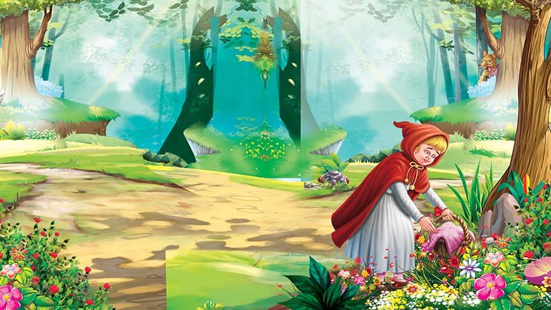 little red riding hood | World Famous Fairy Tales - Sawan Books