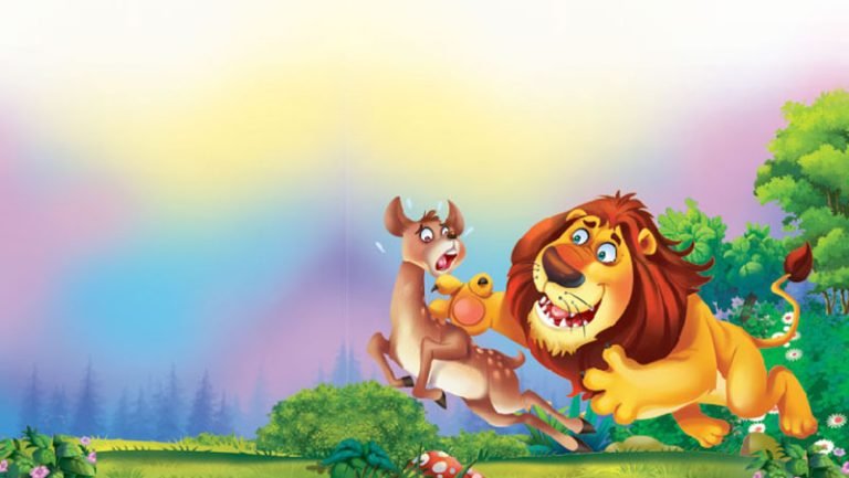The Lion and the Hare | EARLY READER FOR BEGINNERS - Sawan Books