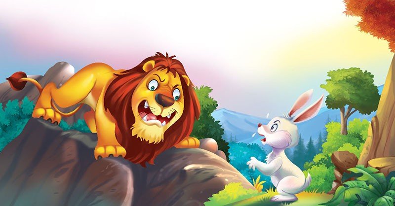 The Lion and the Hare | EARLY READER FOR BEGINNERS - Sawan Books