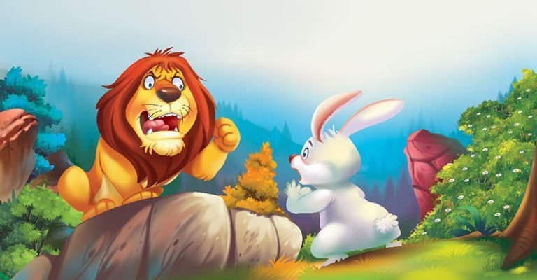 The Lion and the Hare | EARLY READER FOR BEGINNERS - Sawan Books