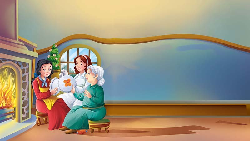 Snow White and Rose Red | World Famous Fairy Tale - Sawan Books