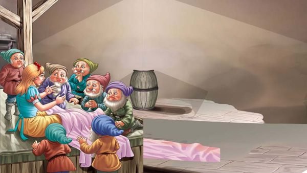 SNOW WHITE & THE SEVEN DWARFS | World Famous Fairy Tales - Sawan Books