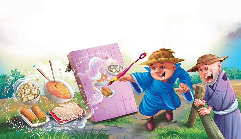 THE MAGIC PAINTBRUSH | EARLY READER FOR BEGINNERS - Sawan Books