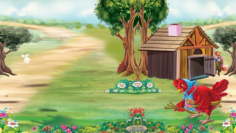 The Sly Fox and the Little Red Hen | World Famous Fairy Tales - Sawan Books