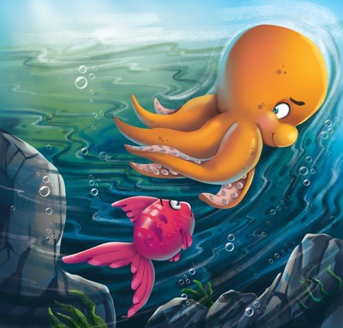 Otto the Shy Octopus - Sawan Books