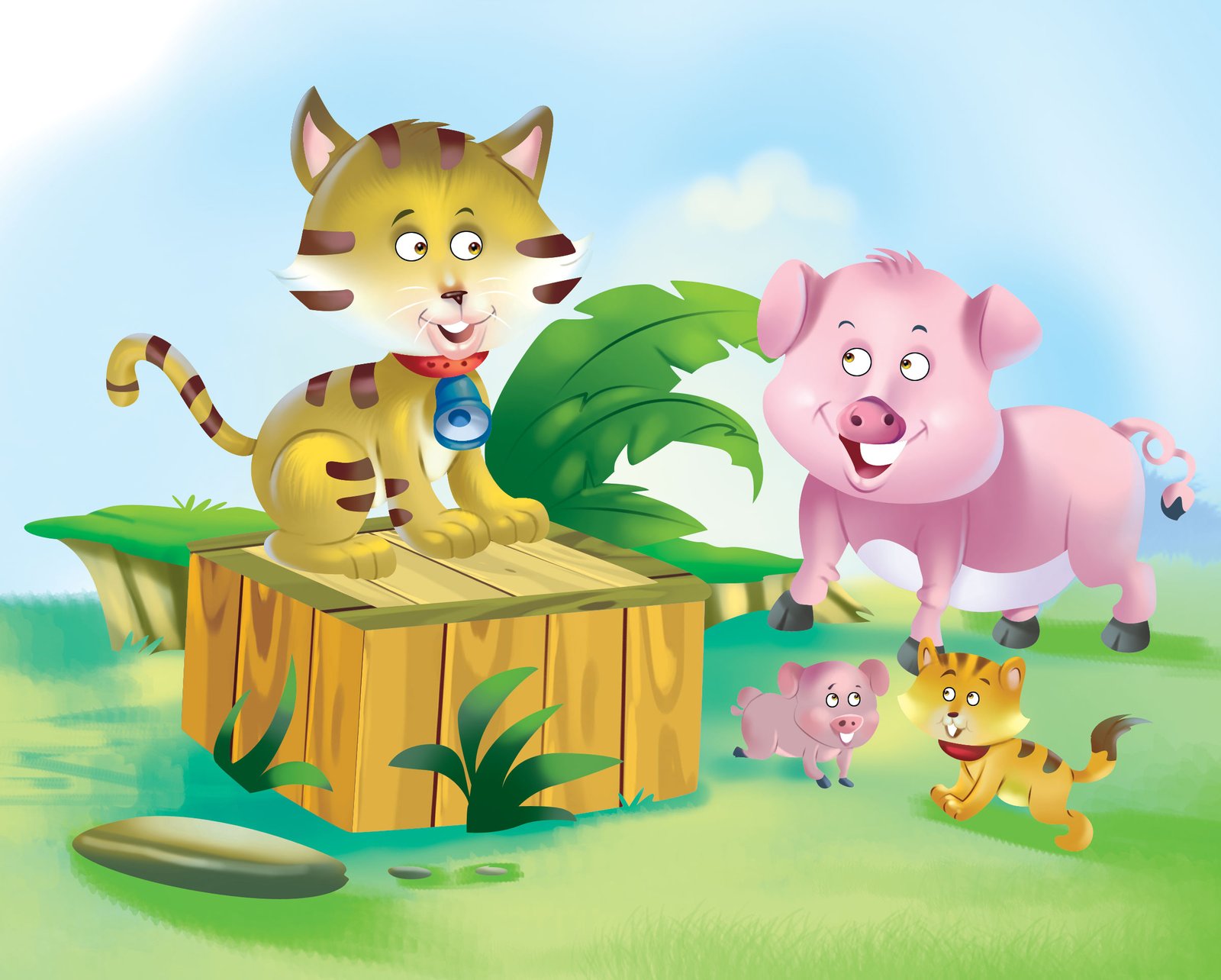 The Cat and Her Family - Sawan Books