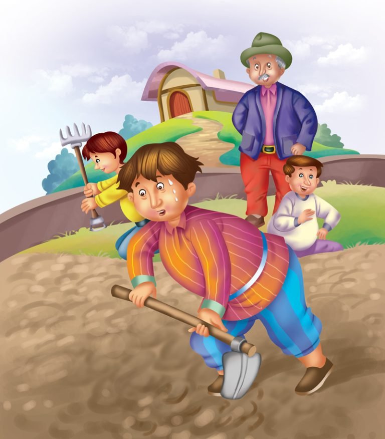 The Farmer and his Three Sons - Sawan Books