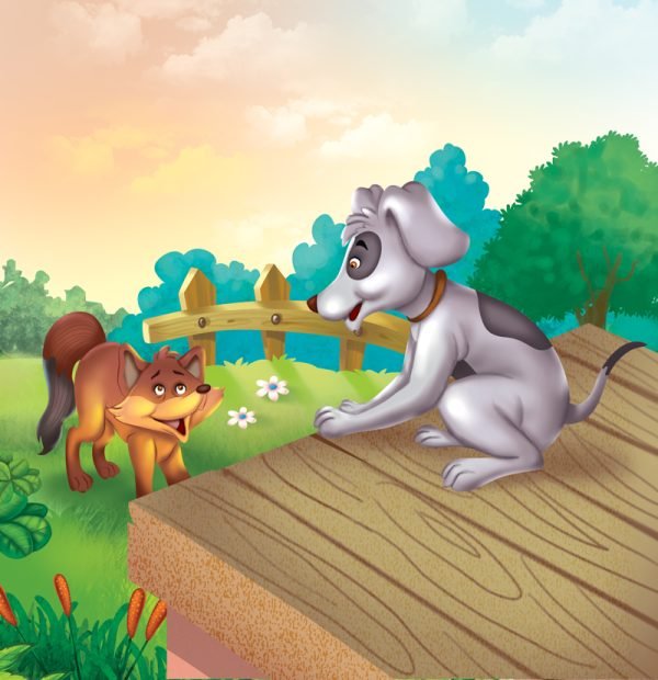 The Wolf and the Dog - Sawan Books