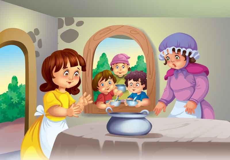 The Magic Porridge Pot - Sawan Books