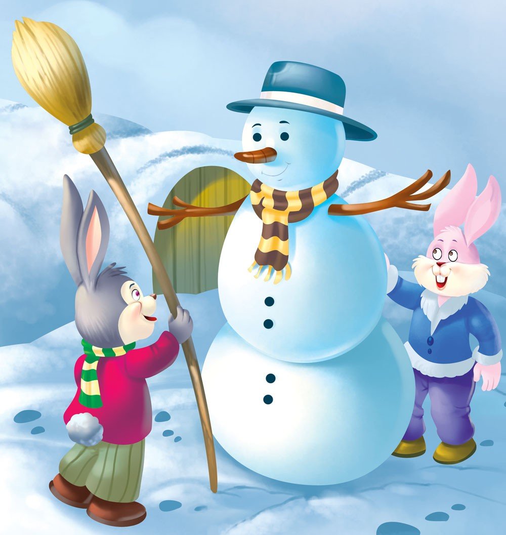 Playing in the Snow - Sawan Books