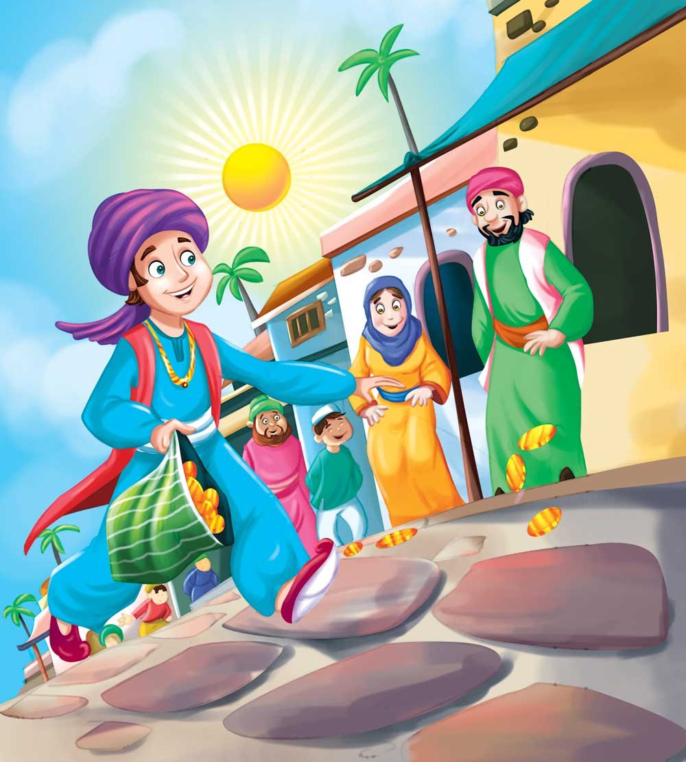 Aladdin and the Evil Sorcerer - Sawan Books
