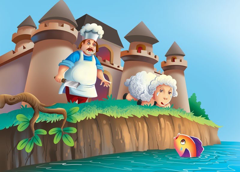 The Lambkin and the Little Fish - Sawan Books