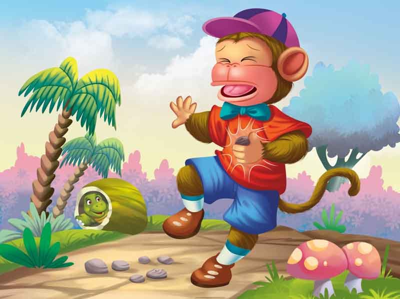 The Monkey And The Turtle Sawan Books