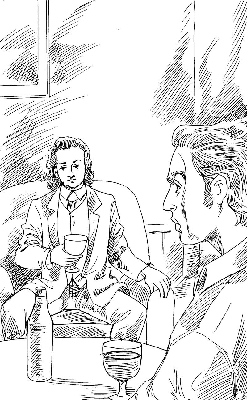 Discussion between Basil and Dorian - Sawan Books