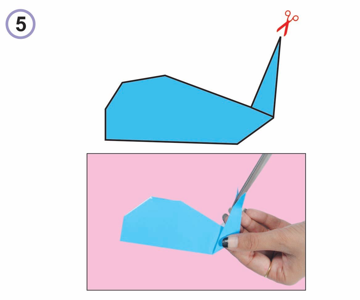 WHALE (Origami Paper Folding) - Sawan Books