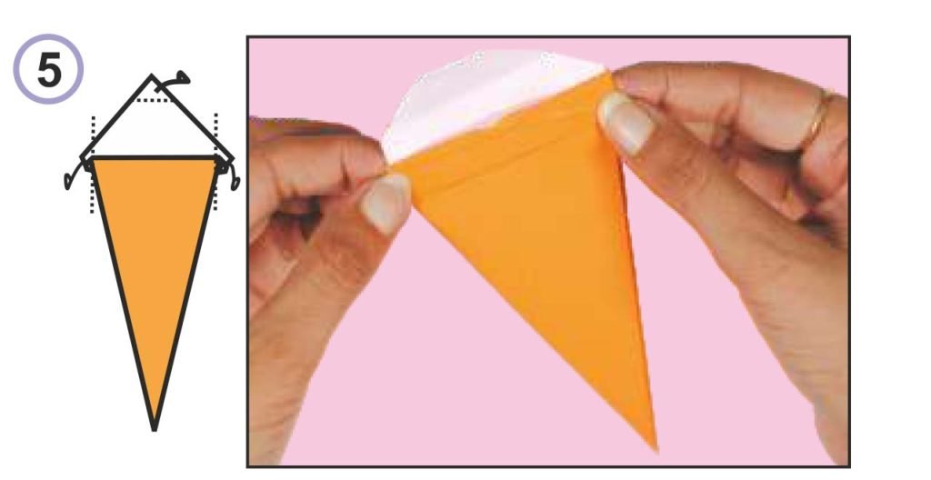 ICE-CREAM CONE (Origami Paper Folding) - Sawan Books