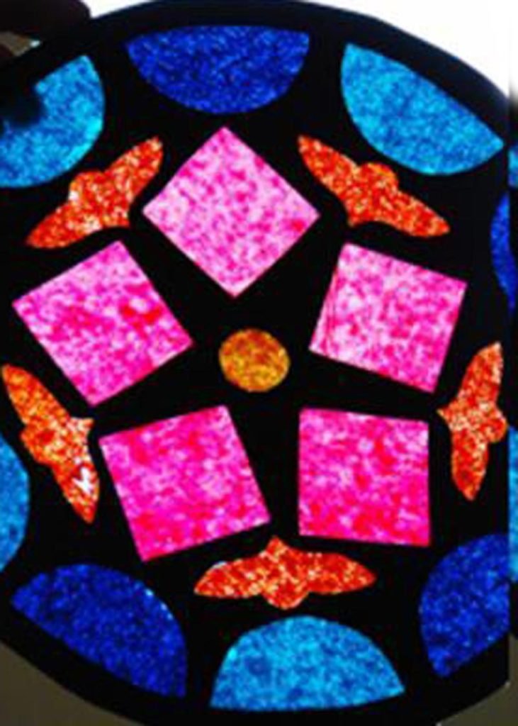 Create a Stained Glass Rose Window - Sawan Books
