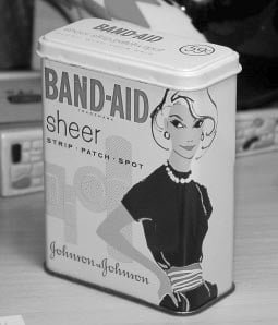 Band Aid 1920 Black And White