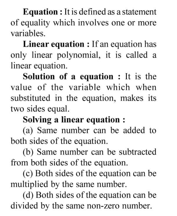 13. Linear Equations - Sawan Books