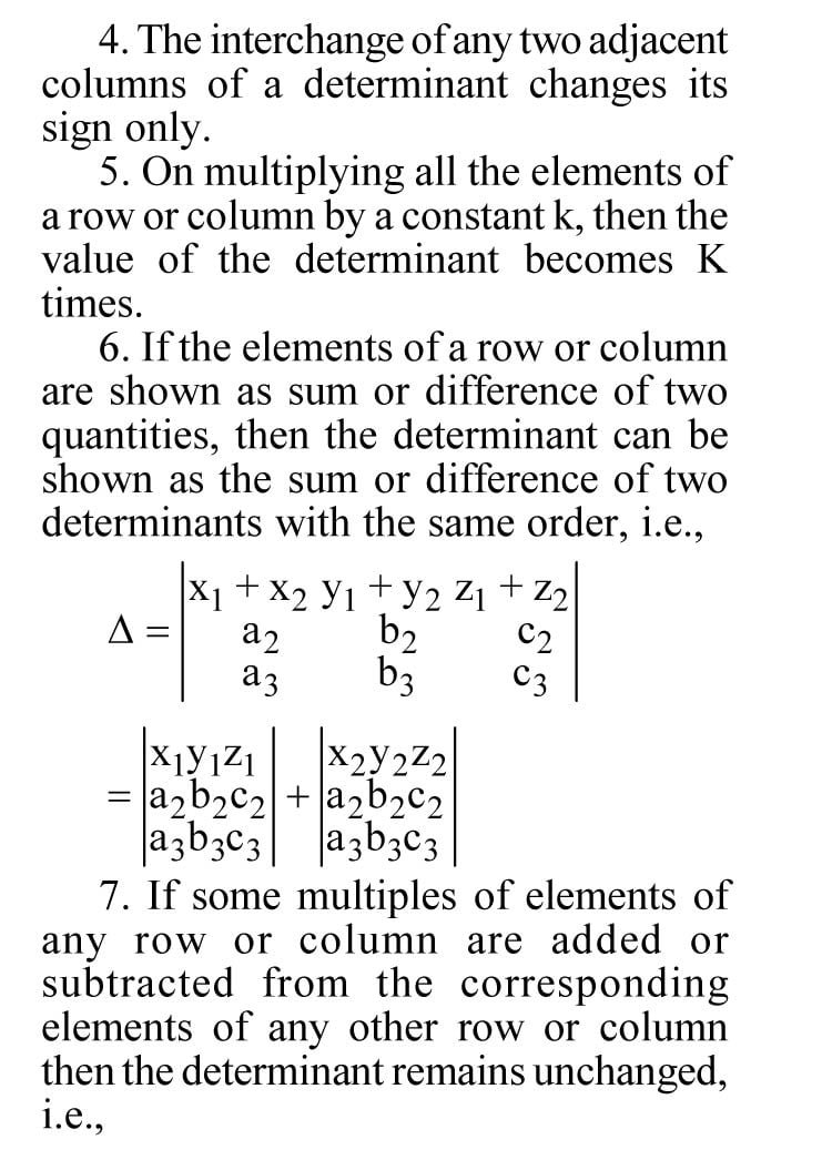 20. Determinant and Matrices - Sawan Books